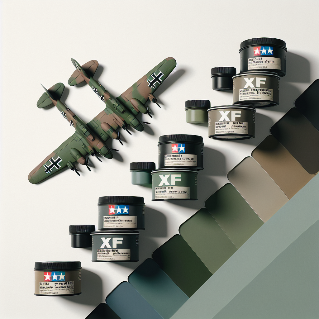 Tamiya XF Paints For RLM Color Matching - RLM Color Tamiya XF Series